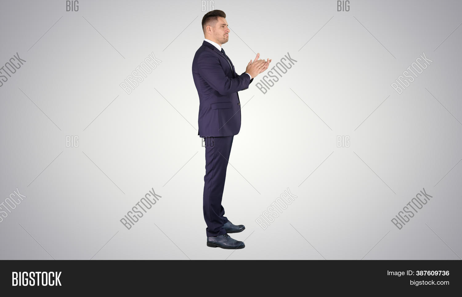 Business Man Clapping Image & Photo (Free Trial) | Bigstock