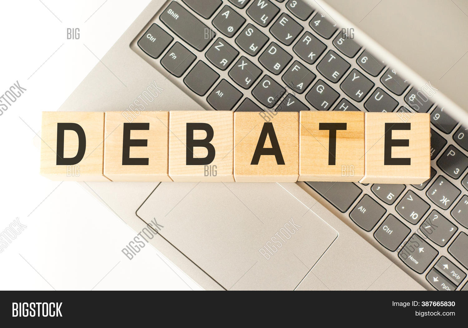 Word Debate. Wooden Image & Photo (Free Trial) | Bigstock