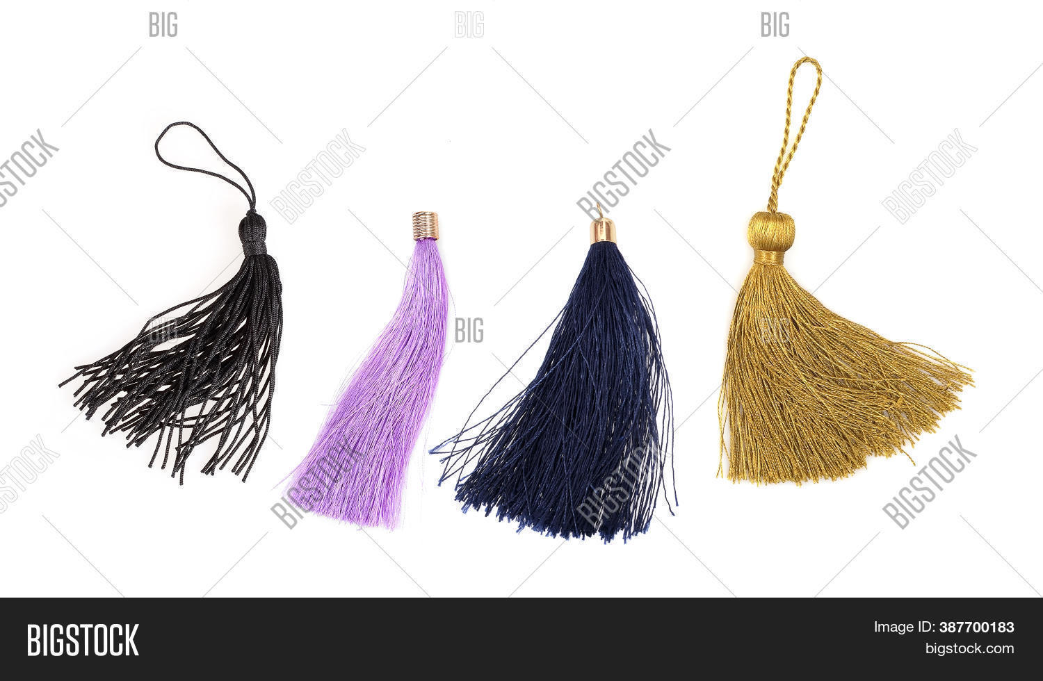 Set Silk Tassels Image & Photo (Free Trial) | Bigstock
