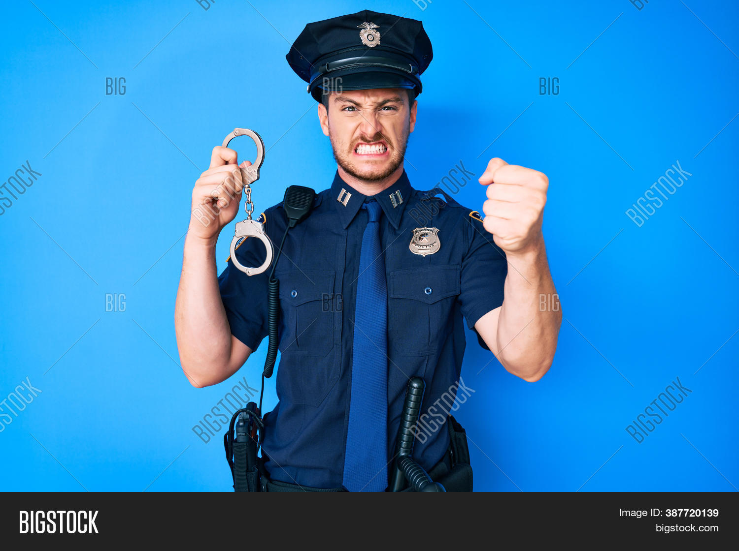 Police Officer Yelling