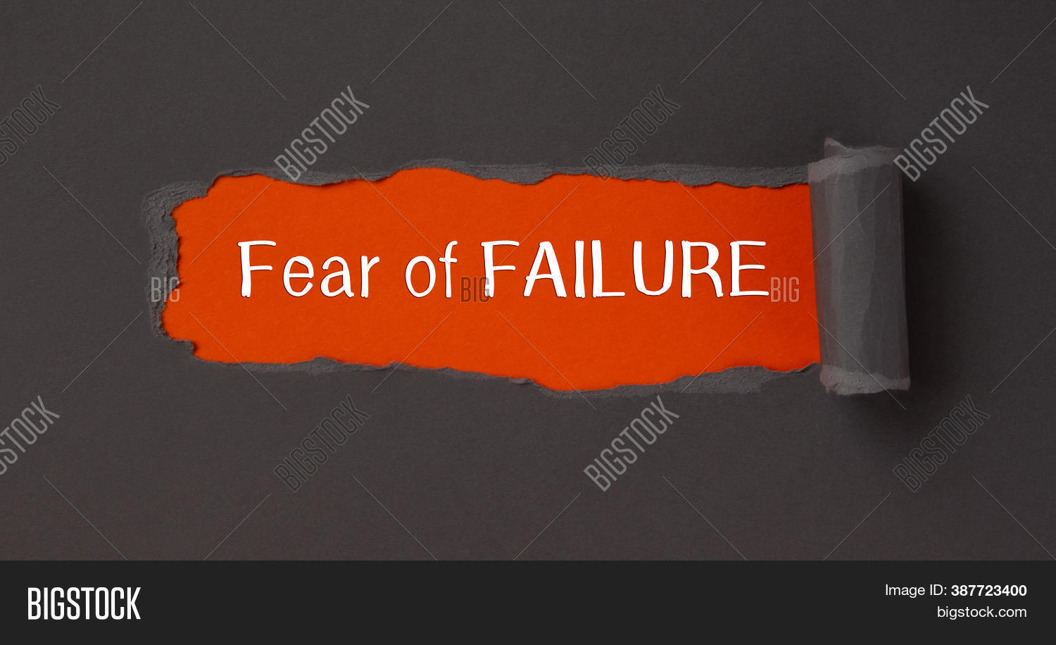 Fear Failure Text On Image & Photo (Free Trial) | Bigstock