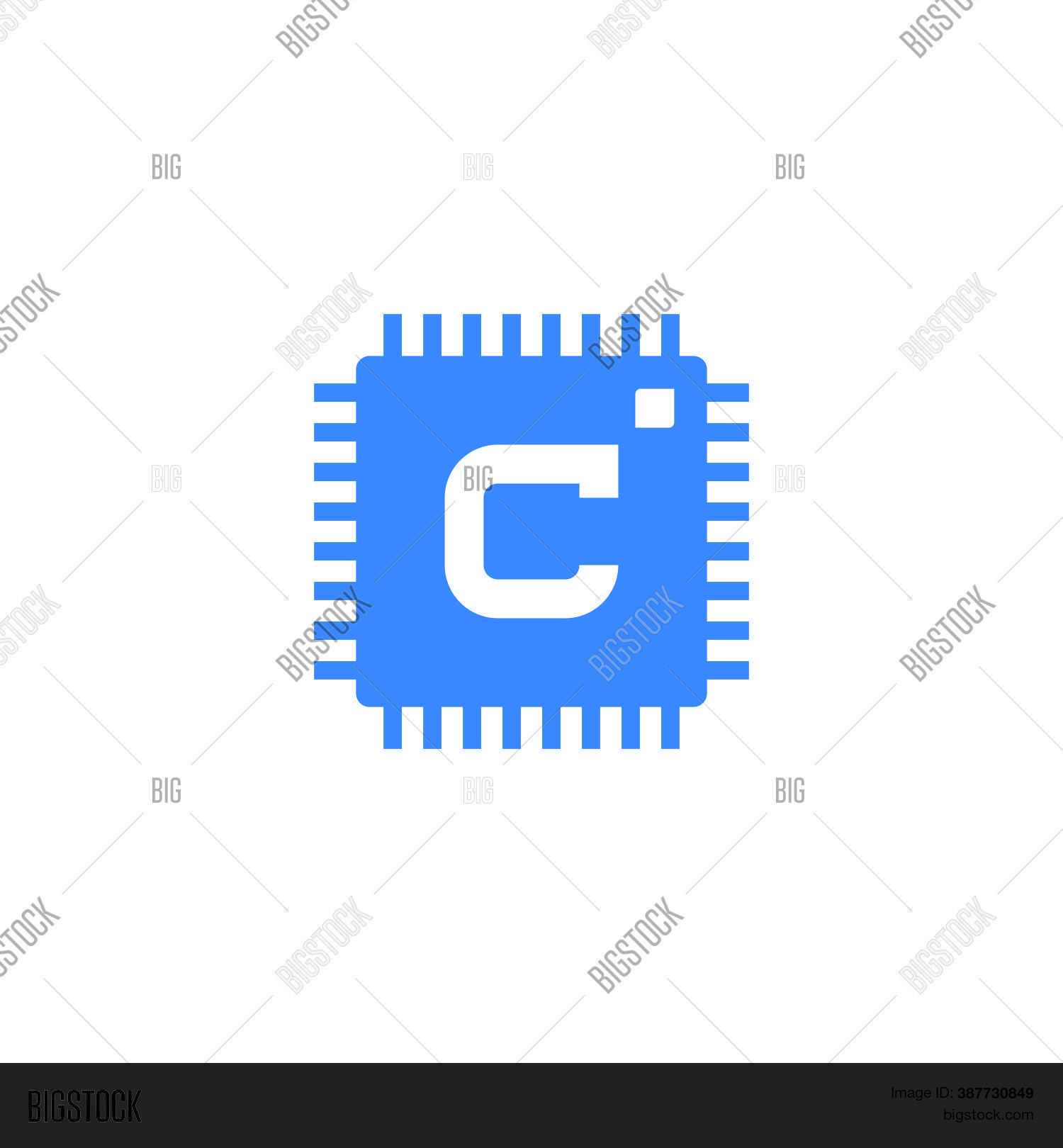 Letter C Logo Square Vector & Photo (Free Trial) | Bigstock