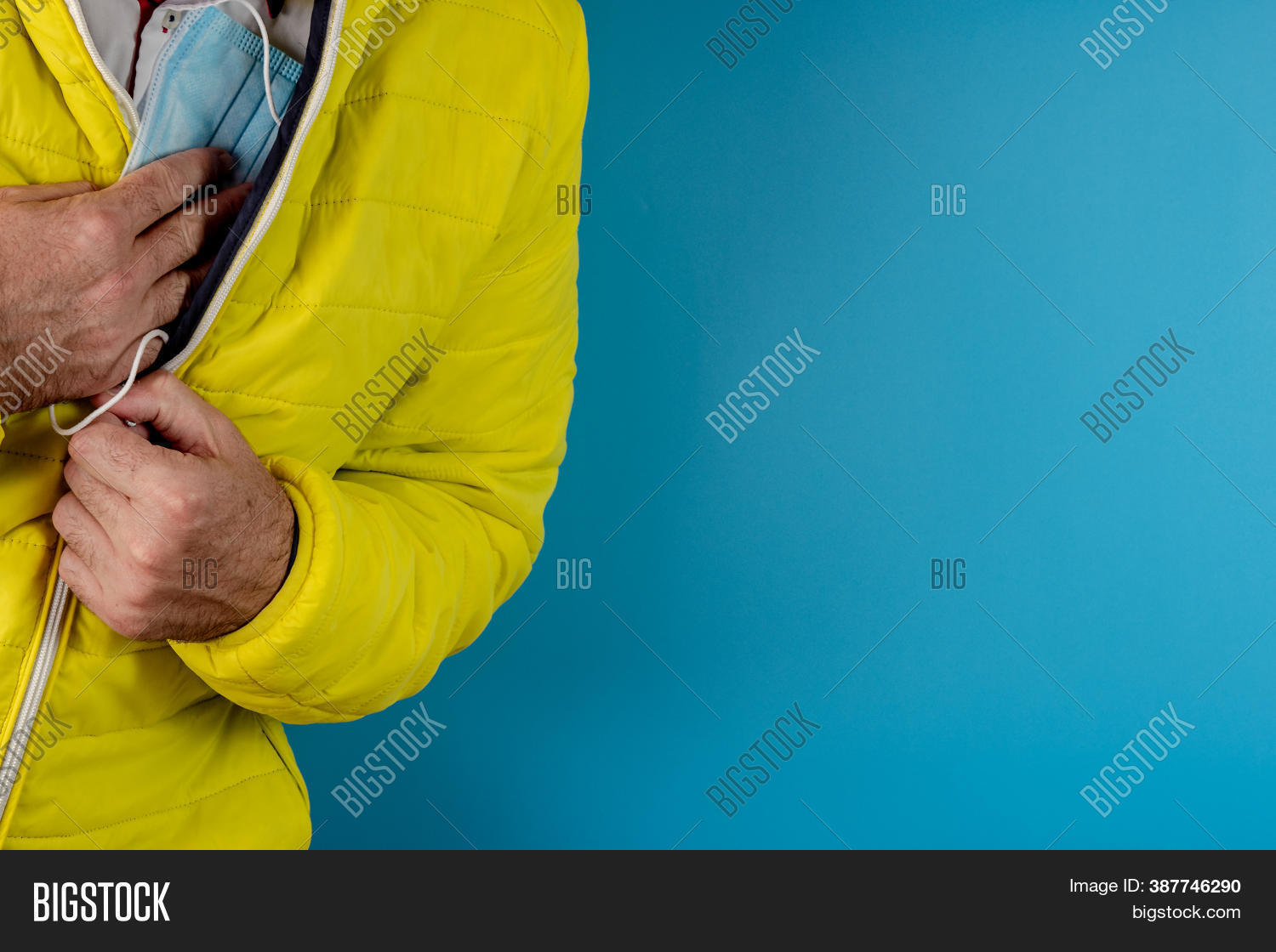 Man Yellow Jacket Image & Photo (Free Trial) | Bigstock