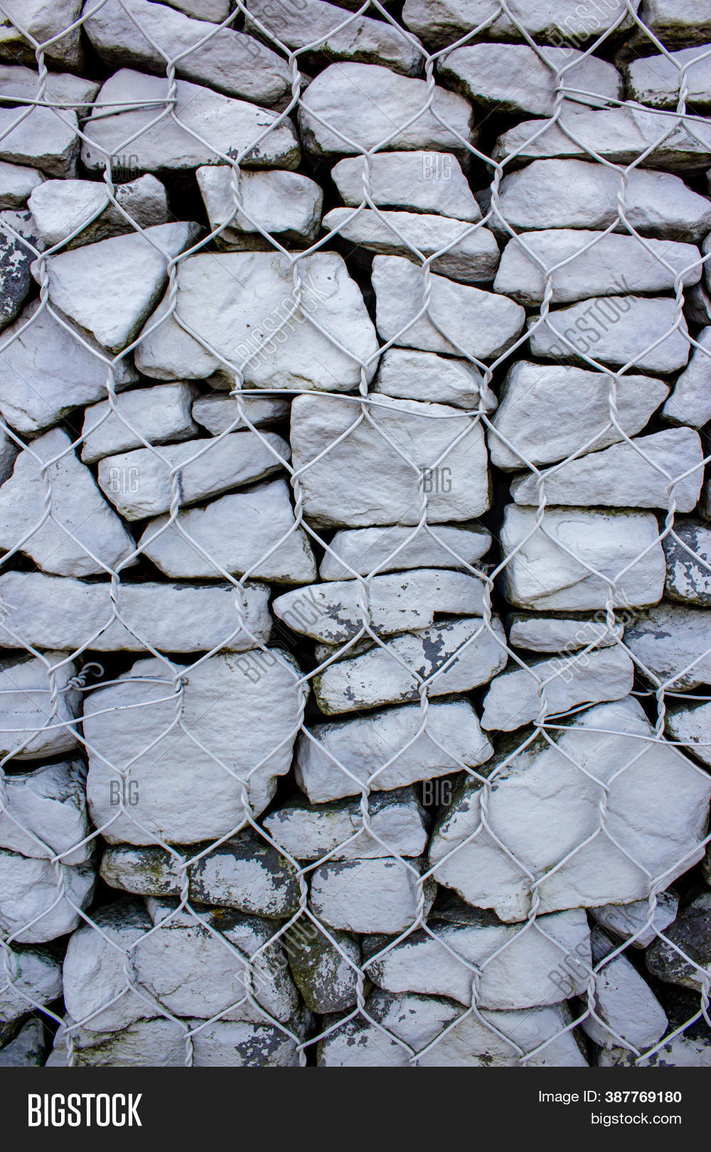 Gabion Made White Image & Photo (Free Trial) | Bigstock