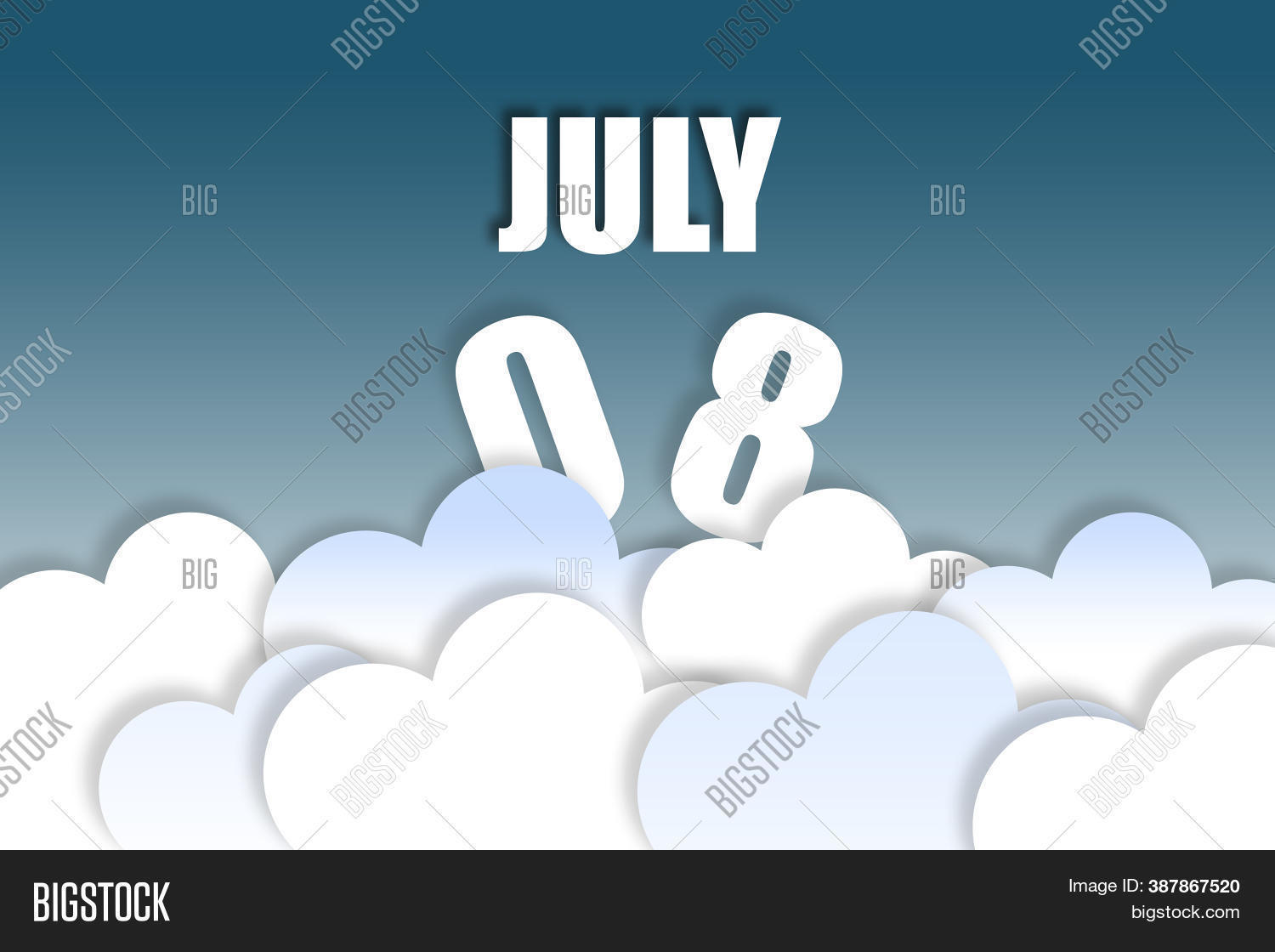 July 8th. Day 8 Month Image & Photo (Free Trial) | Bigstock