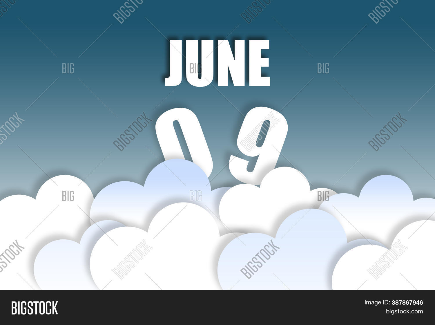 June 9th. Day 9 Month Image & Photo (Free Trial) | Bigstock