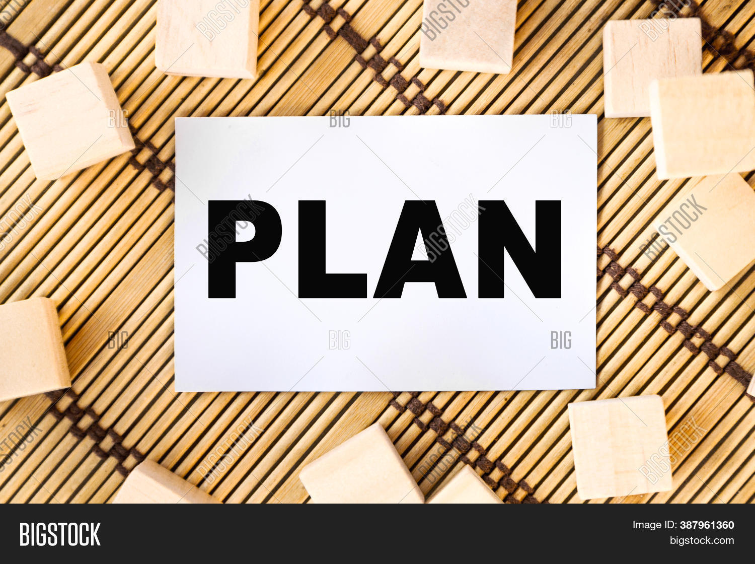 Plan Word On Wooden Image & Photo (Free Trial) | Bigstock