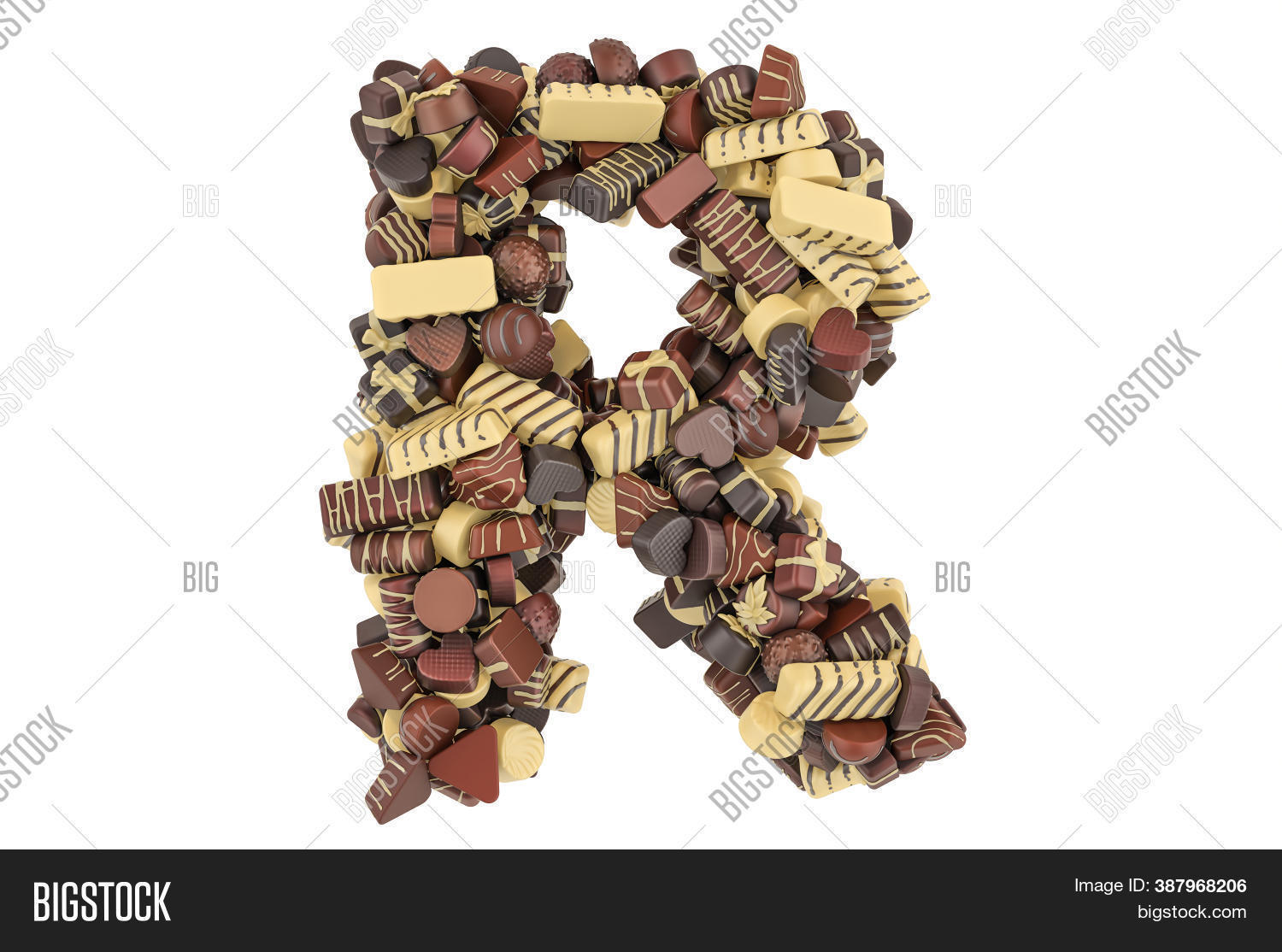 Letter R Chocolate Image & Photo (Free Trial) | Bigstock