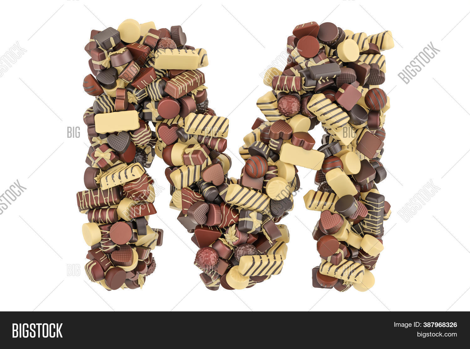 Letter M Chocolate Image & Photo (Free Trial) | Bigstock