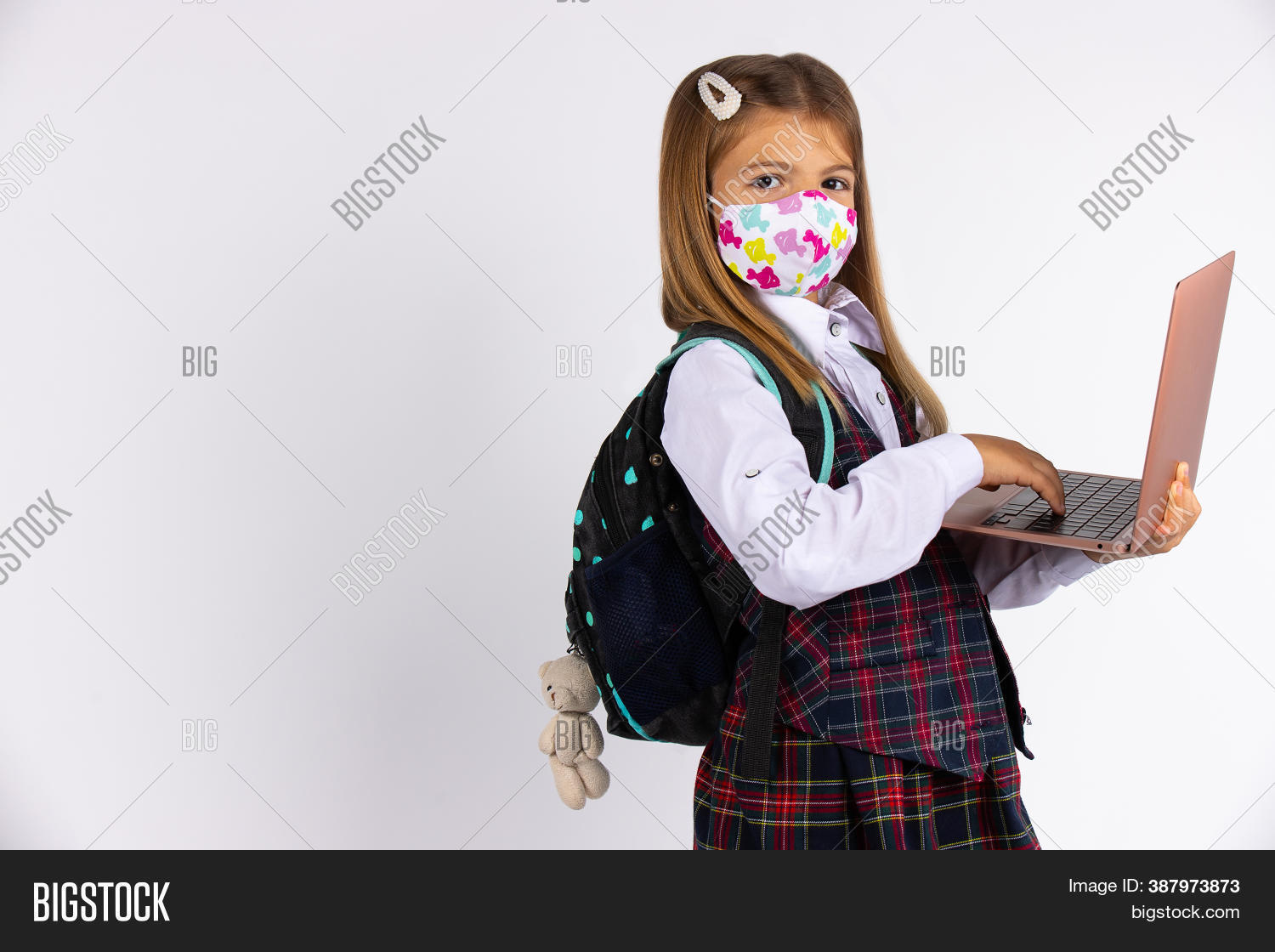 Girl Custom Face Mask Image & Photo (Free Trial) | Bigstock
