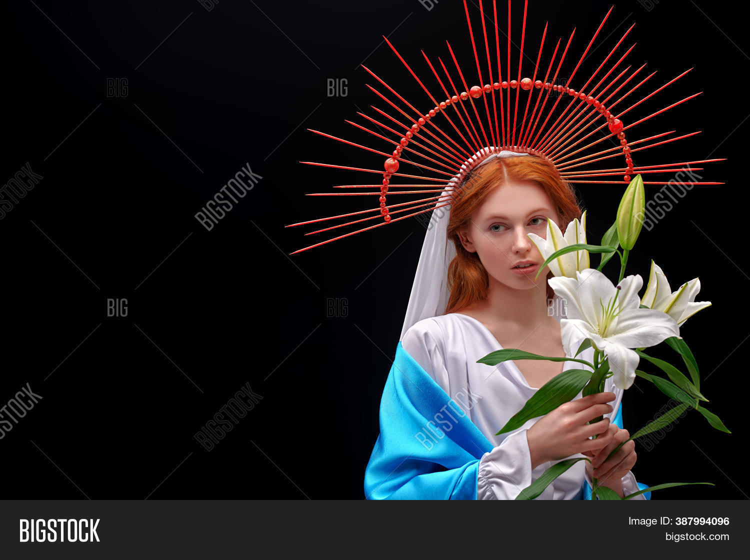 Virgin Mary Portrait Image & Photo (Free Trial) | Bigstock
