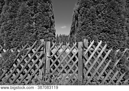 Locked Gate Leading Image & Photo (Free Trial) | Bigstock