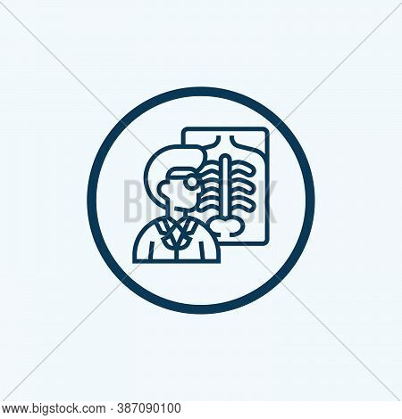 Radiography Icon Line Vector & Photo (Free Trial) | Bigstock
