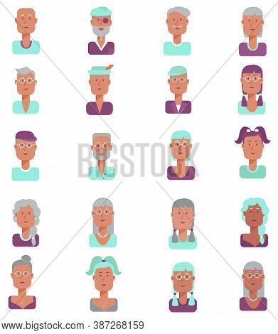Avatar Icon Set 20- Vector & Photo (Free Trial) | Bigstock