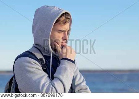Young Man Pondering, Image & Photo (Free Trial) | Bigstock