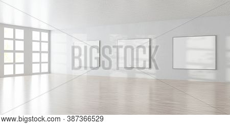 Art Gallery Wall Empty Image & Photo (Free Trial) | Bigstock