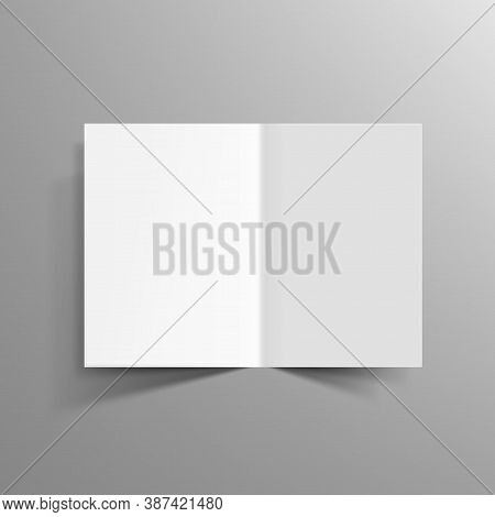 Blank Half Fold Vector & Photo (Free Trial) | Bigstock