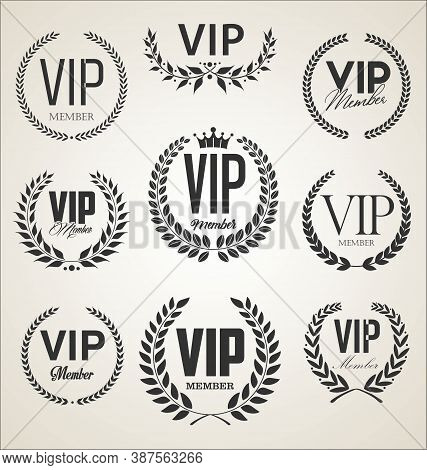 Collection Vip Label Vector & Photo (Free Trial) | Bigstock