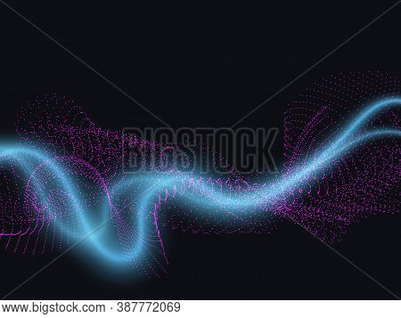 Abstract Digital Wave Vector & Photo (Free Trial) | Bigstock