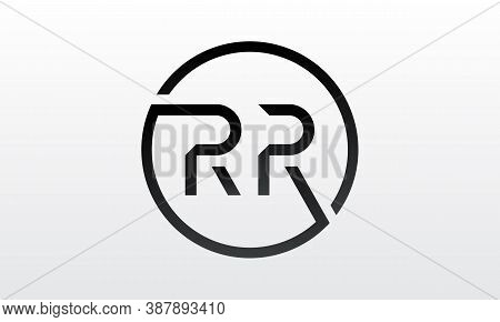 Initial Rr Letter Vector & Photo (Free Trial) | Bigstock