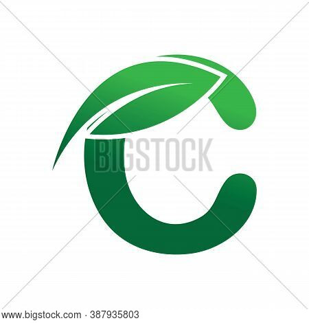 Green Eco Letters C Vector & Photo (Free Trial) | Bigstock