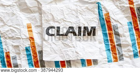 Claim Word Text On Image & Photo (Free Trial) | Bigstock