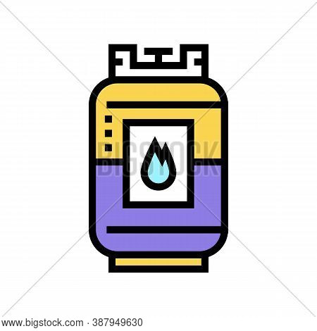 Gas Barrel Color Icon Vector & Photo (Free Trial) | Bigstock
