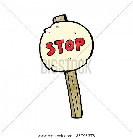 Stop Sign Cartoon Vector & Photo (Free Trial) | Bigstock