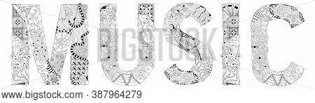 Word Music. Vector Vector & Photo (Free Trial) | Bigstock