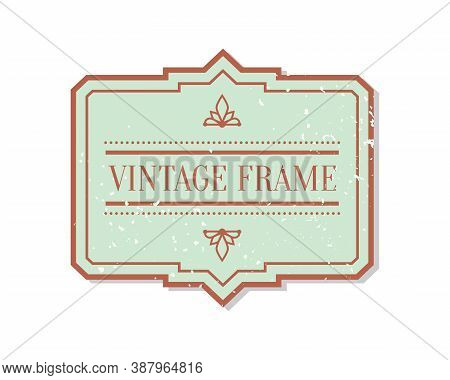 Single Vintage Label Template