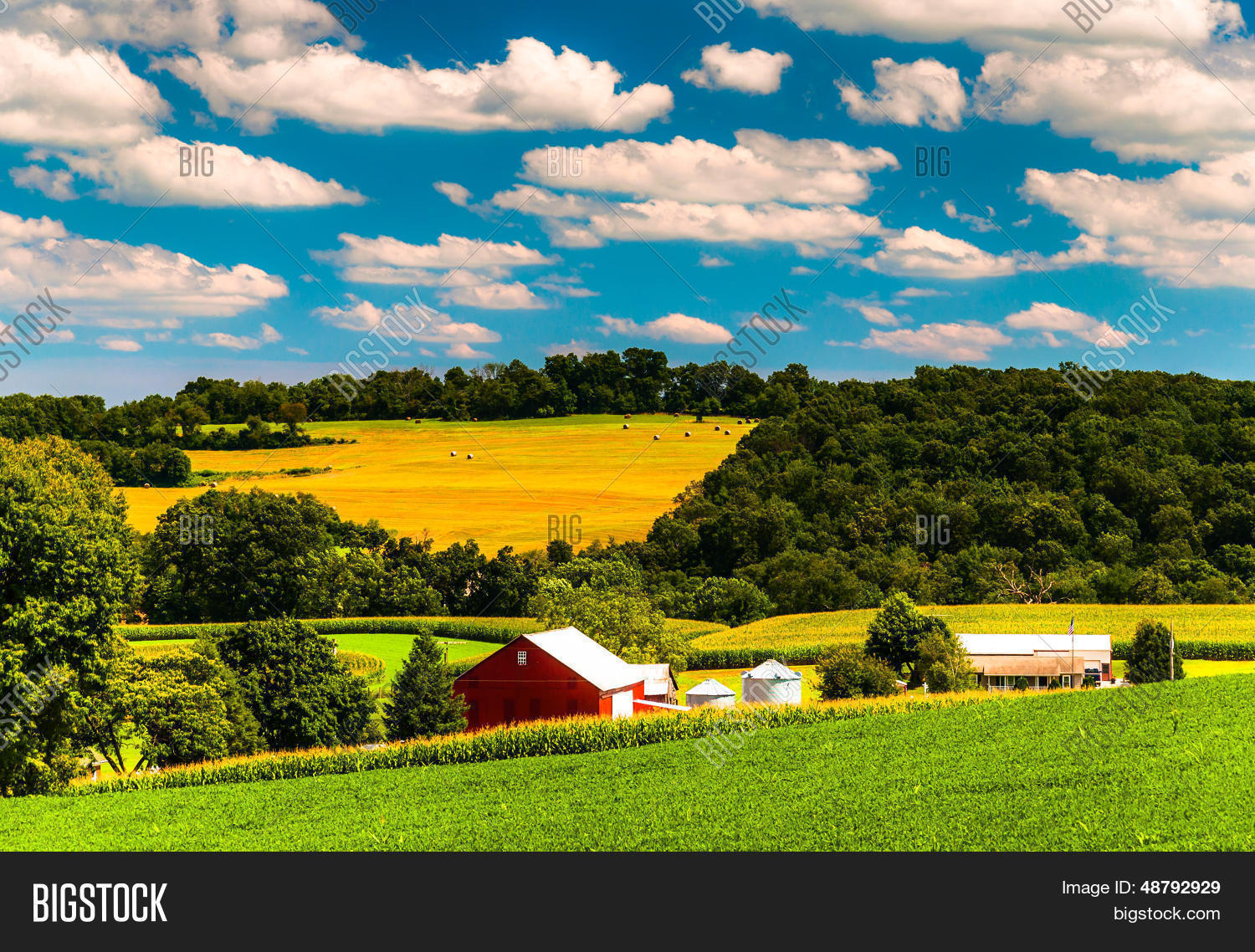 Farm Fields Rolling Image & Photo (Free Trial) | Bigstock