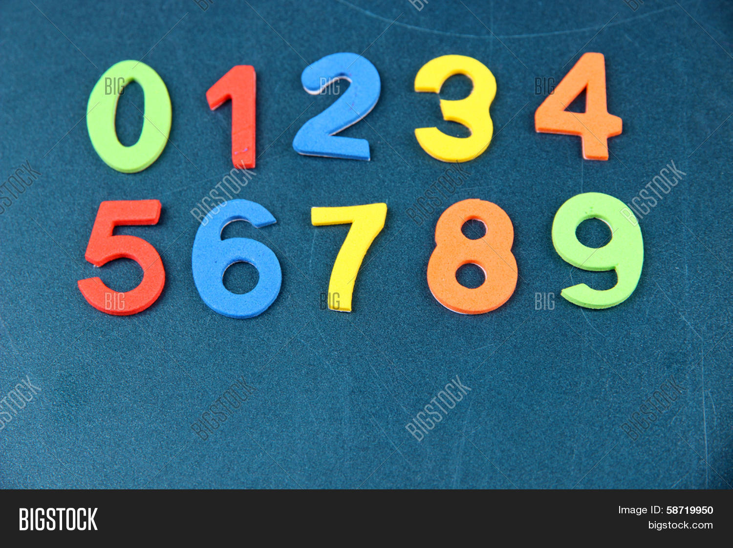 Colorful Numbers On Image & Photo (Free Trial) | Bigstock