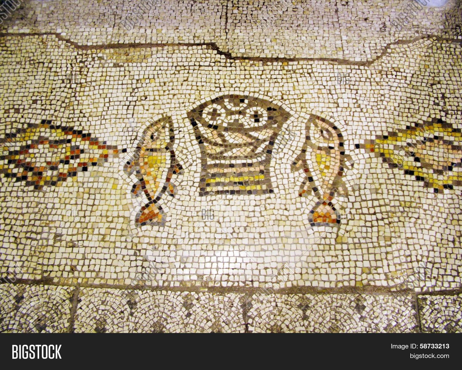 Ancient Mosaic Tabgha Image & Photo (Free Trial) | Bigstock