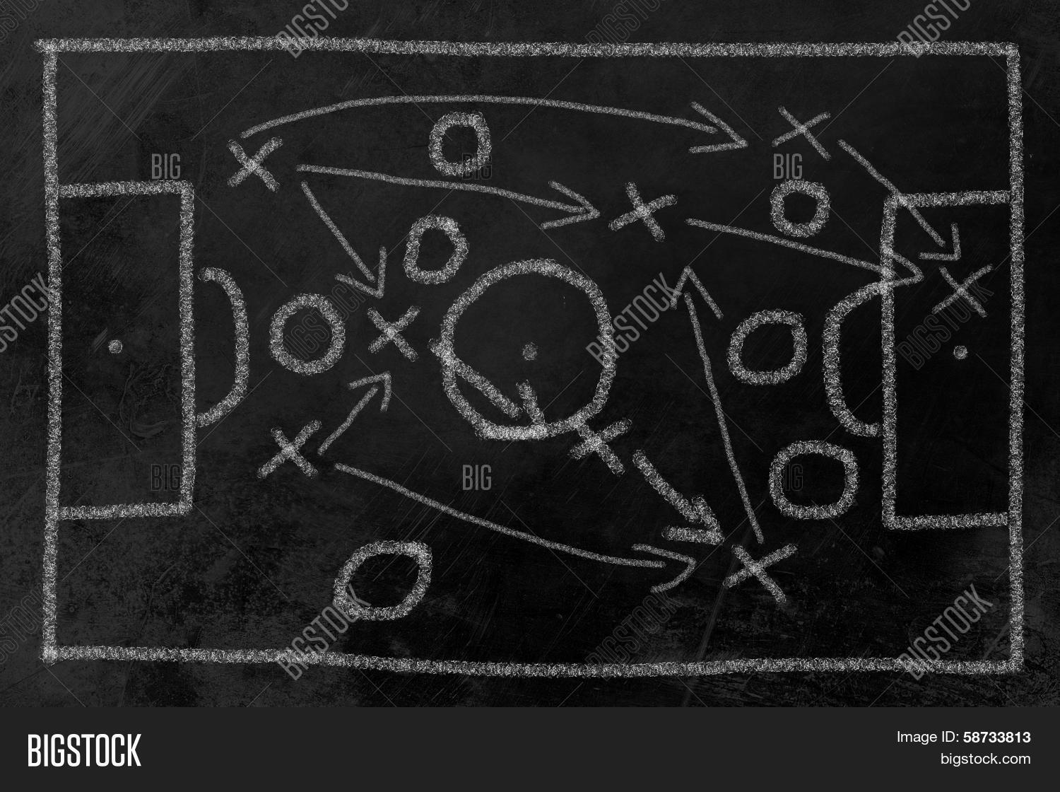 Soccer Tactics Chalk Image & Photo (Free Trial) | Bigstock