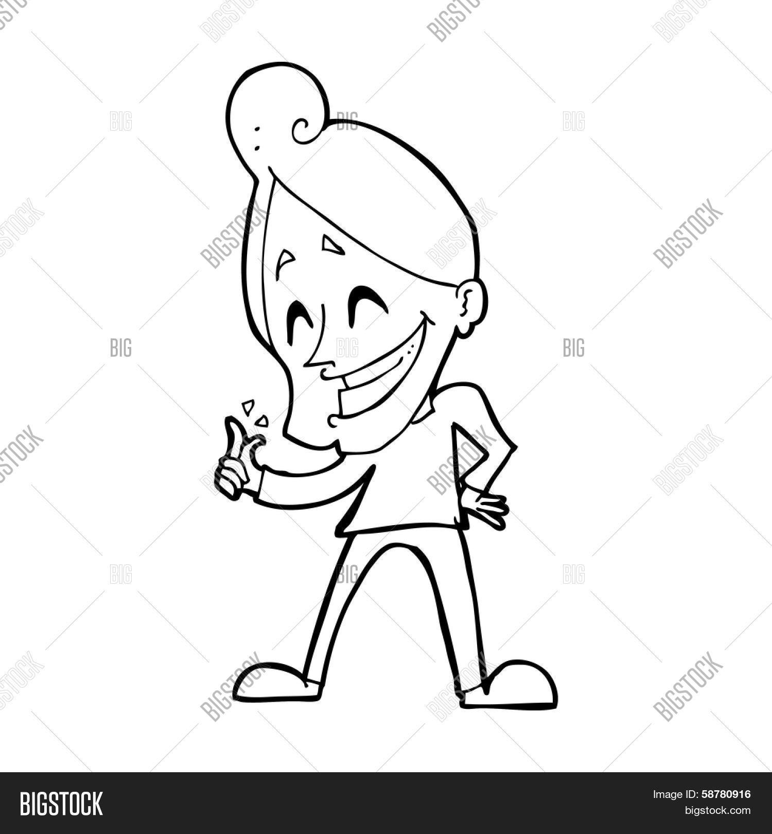 Cartoon Man Snapping Image & Photo (Free Trial) | Bigstock