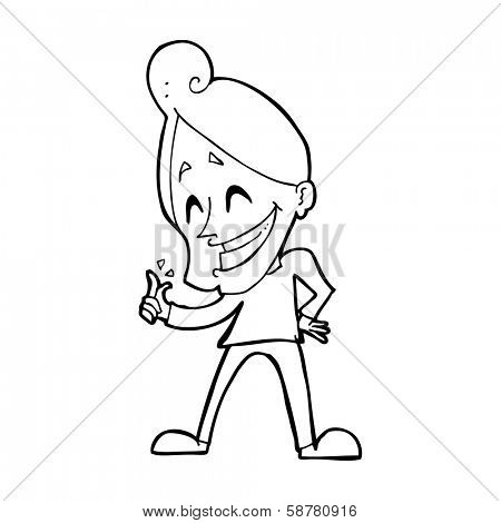Cartoon Man Snapping Image & Photo (Free Trial) | Bigstock