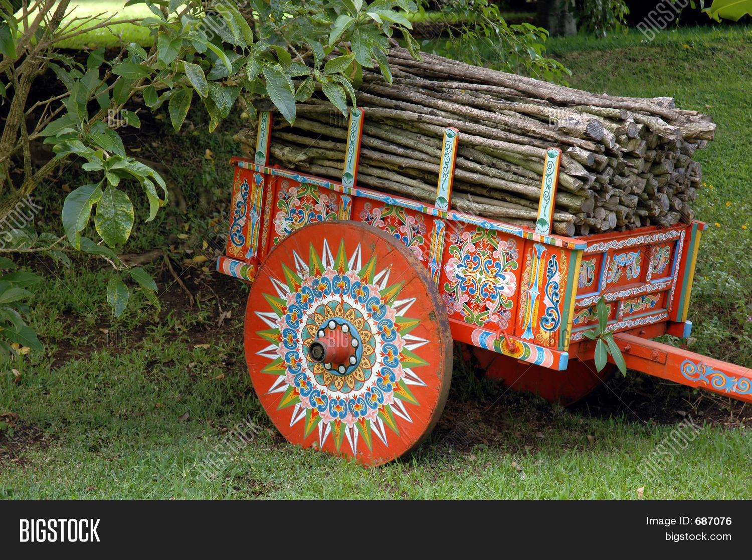 Costa Rican Cart Image & Photo (Free Trial) | Bigstock