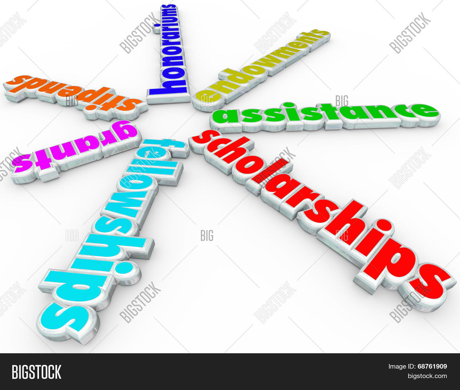 Scholarships Words Image & Photo (Free Trial) | Bigstock