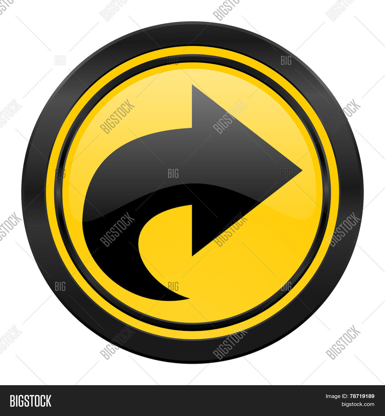 Next Icon, Yellow Logo Image & Photo (Free Trial) | Bigstock
