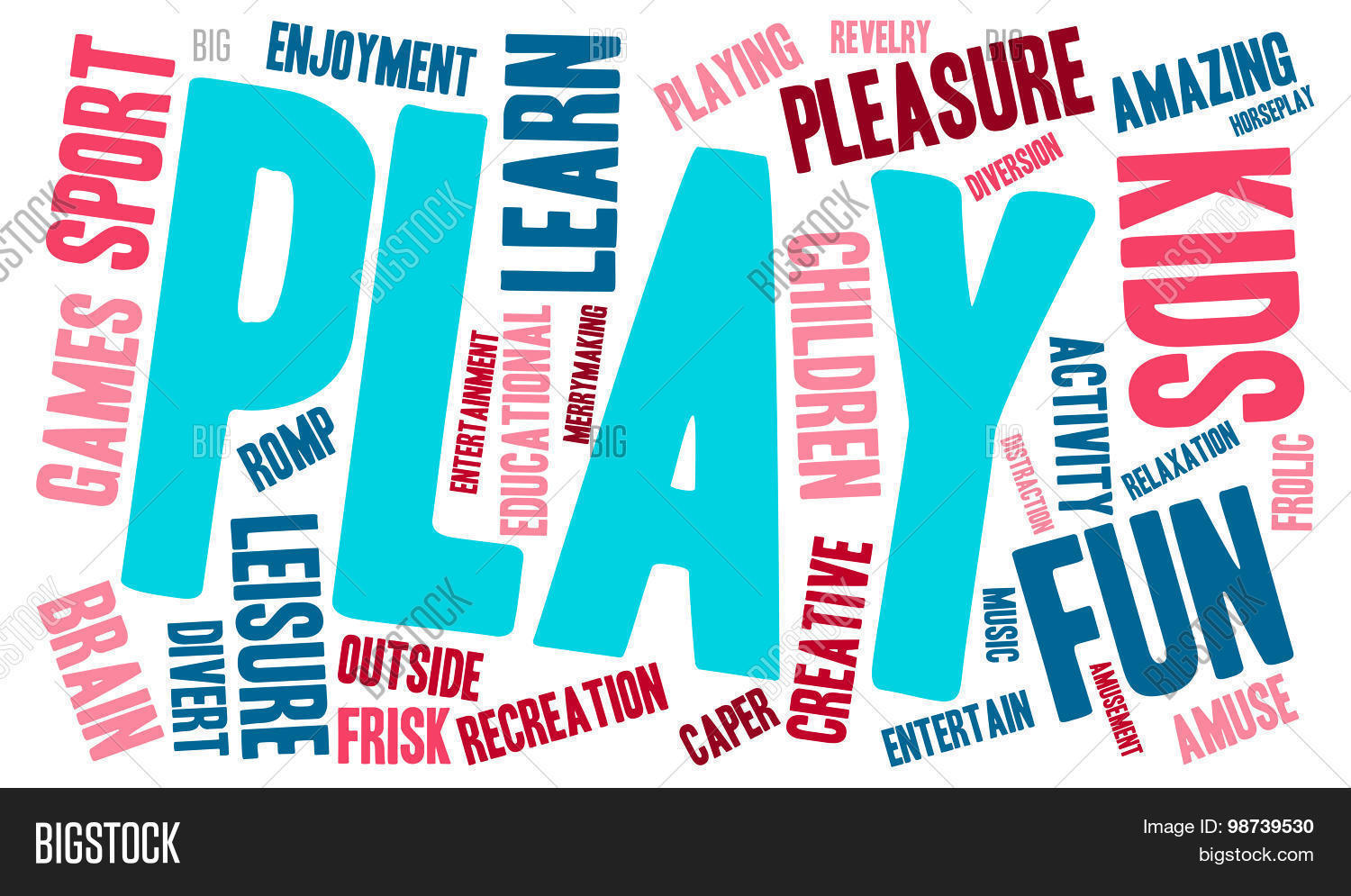 Play Word Cloud Image & Photo (Free Trial) | Bigstock