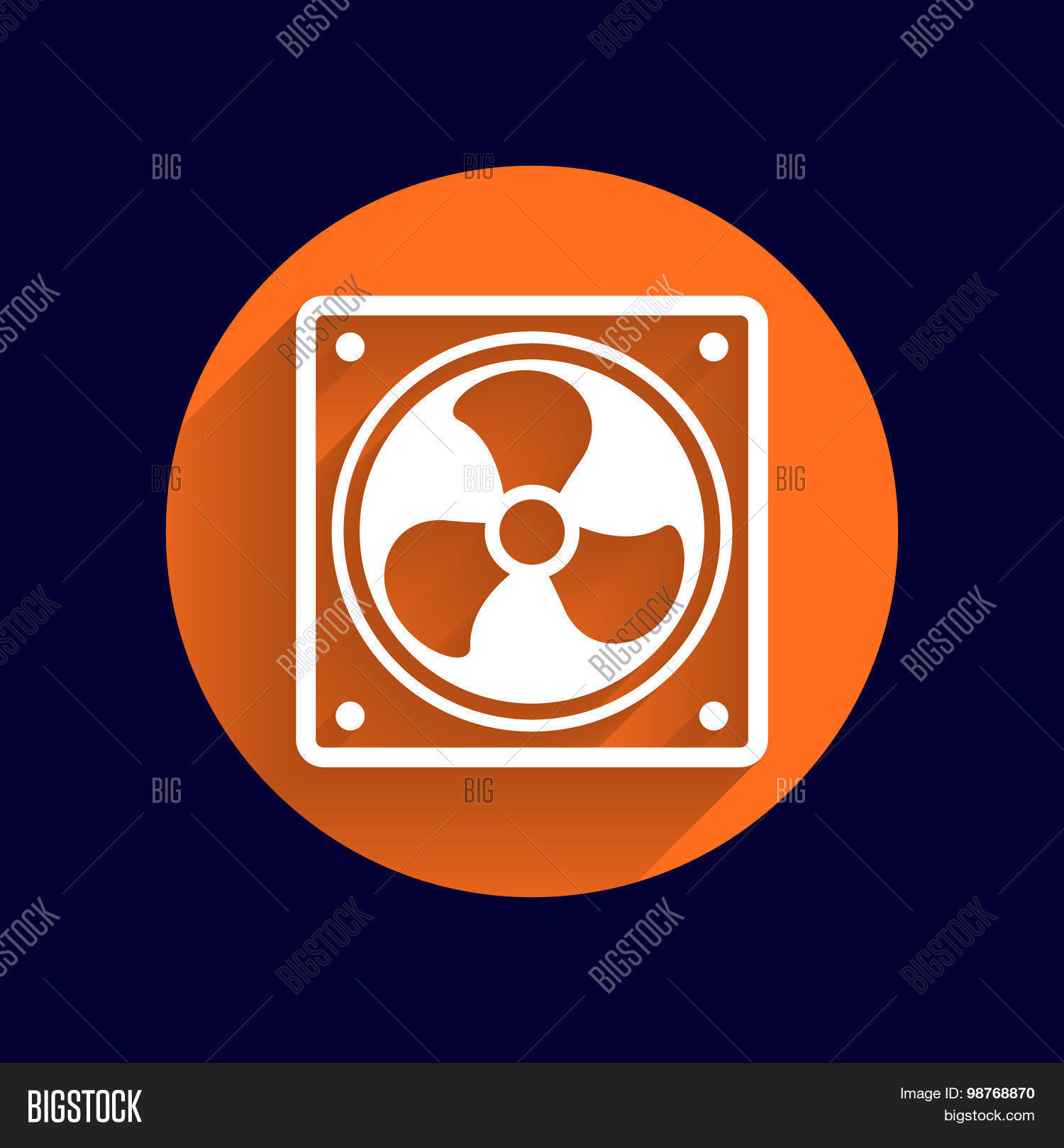 Fan Icon Airflow Vector & Photo (Free Trial) | Bigstock