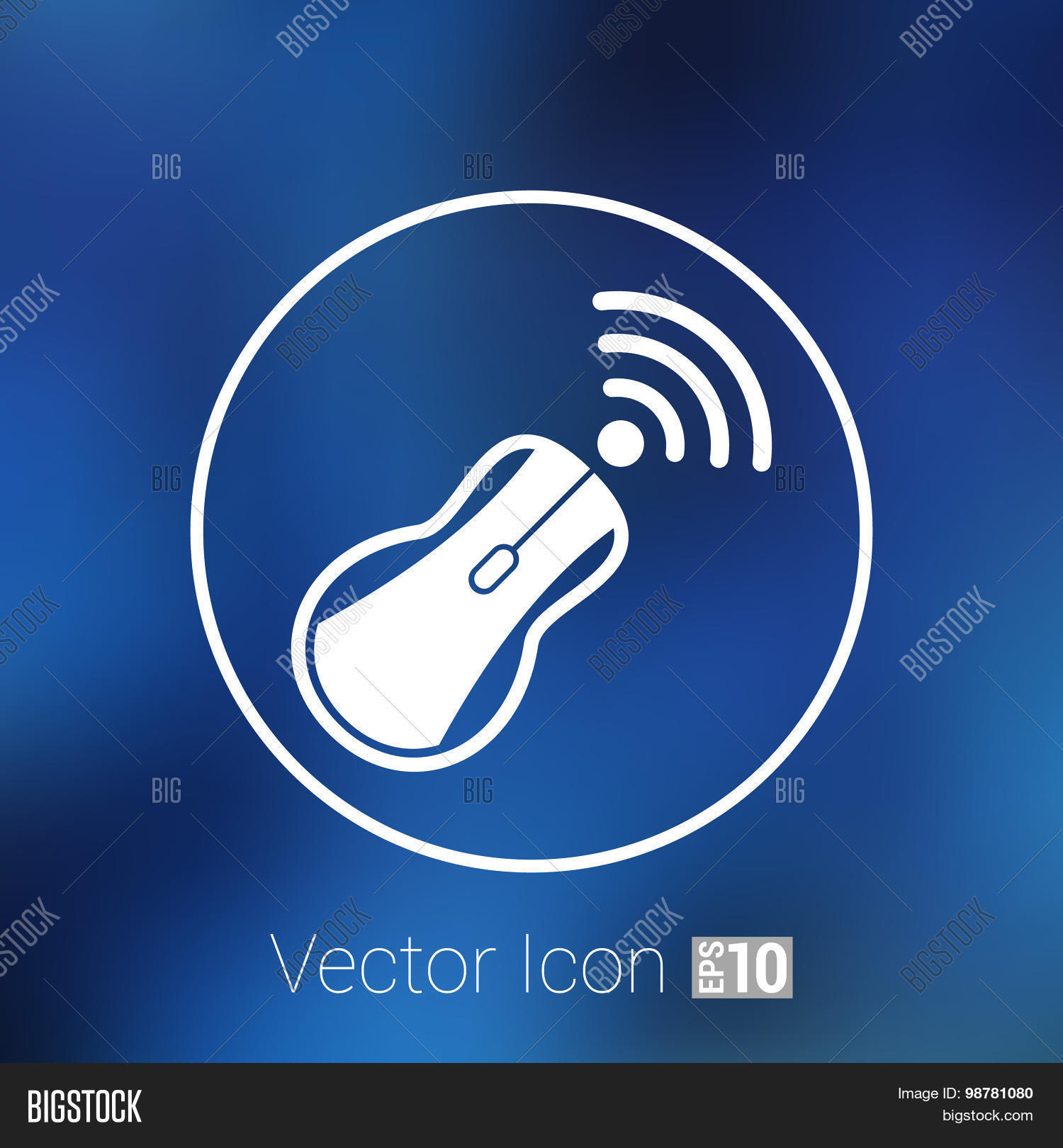 Wireless Mouse Button Vector & Photo (Free Trial) | Bigstock