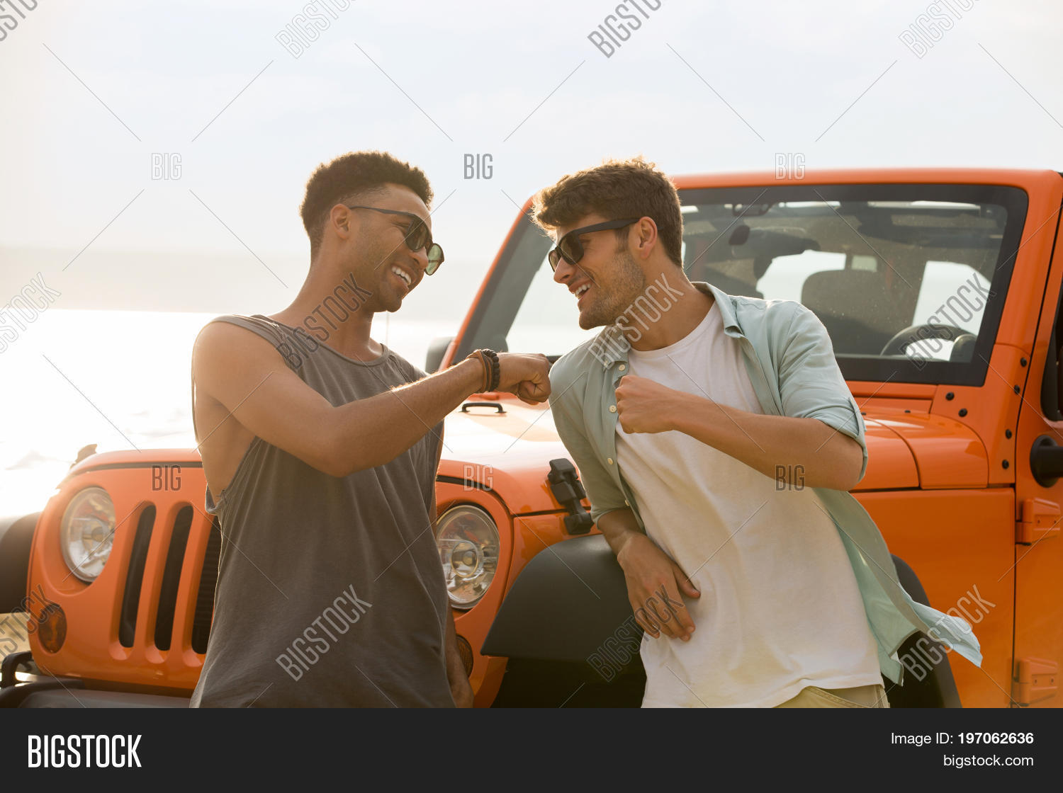 Two Happy Male Friends Image & Photo (Free Trial) | Bigstock