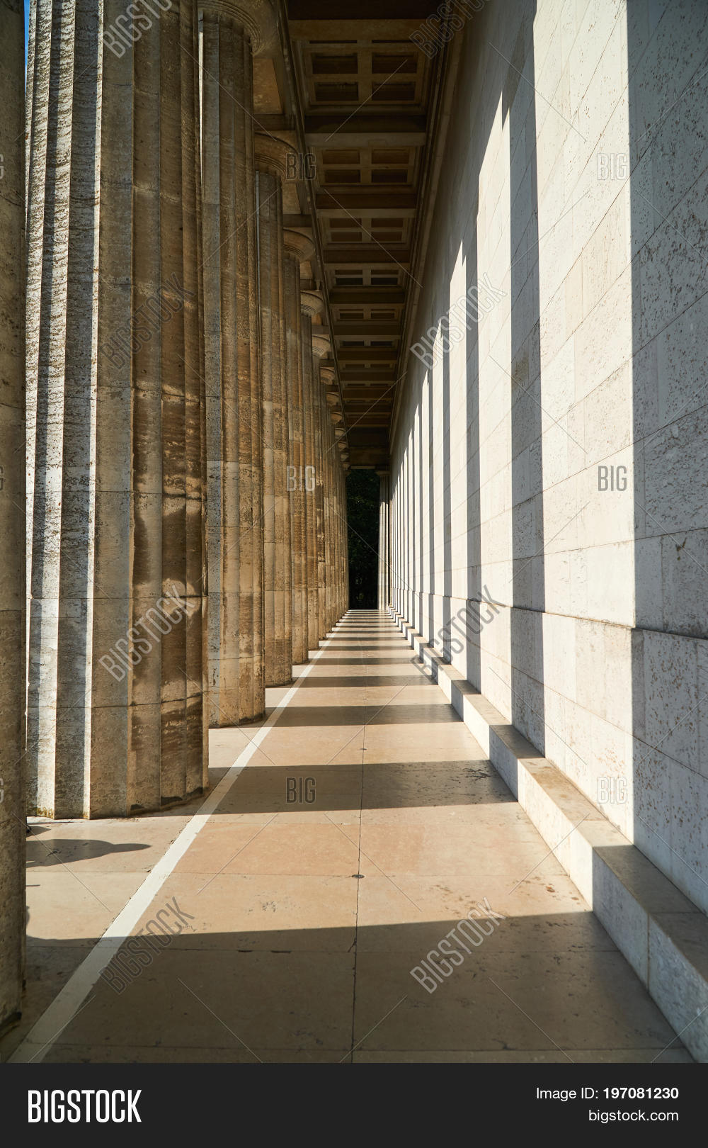 Pillars Light Shadow Image & Photo (Free Trial) | Bigstock