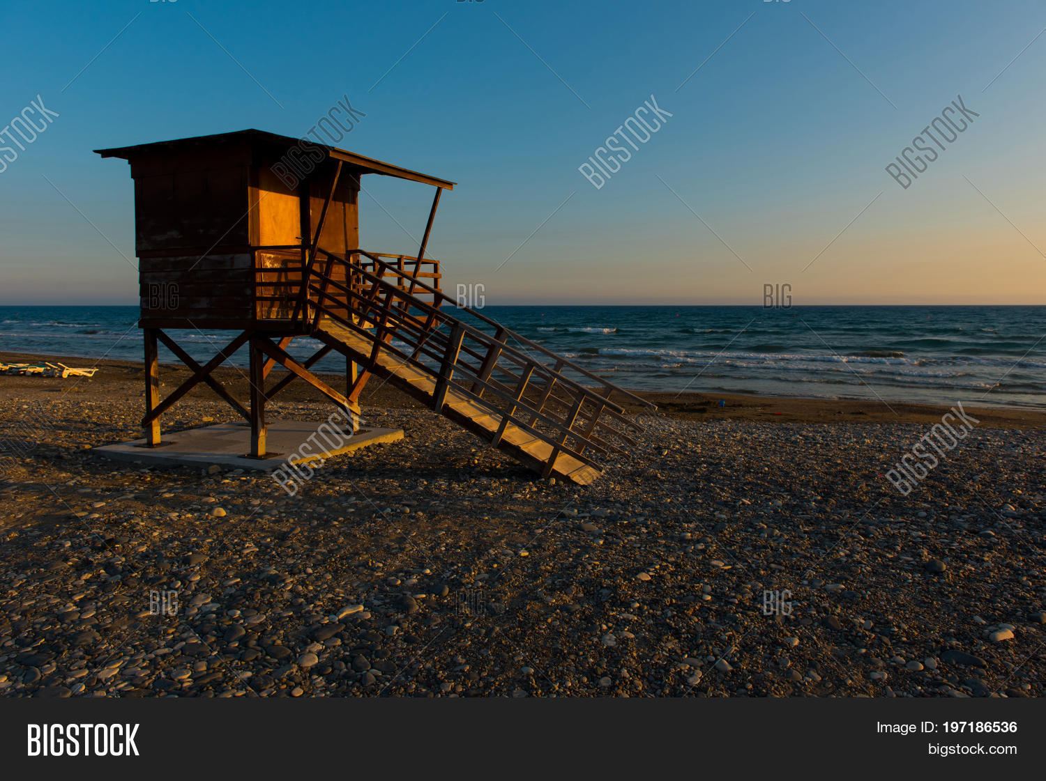 Baywatch Tower On Image & Photo (Free Trial) | Bigstock