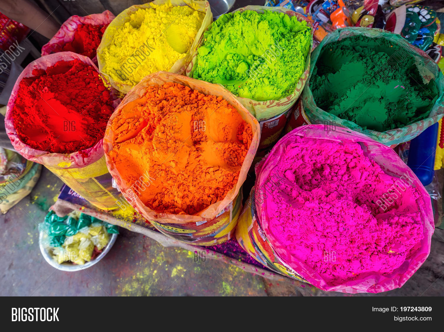 Colorful Powder Sale Image & Photo (Free Trial) | Bigstock