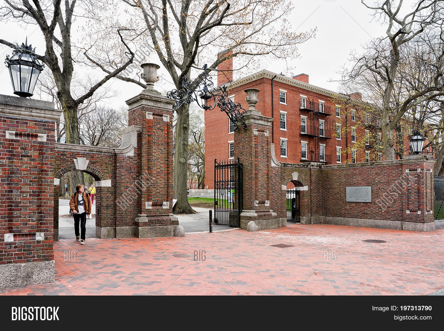 Entrance Gate Harvard Image & Photo (Free Trial) | Bigstock