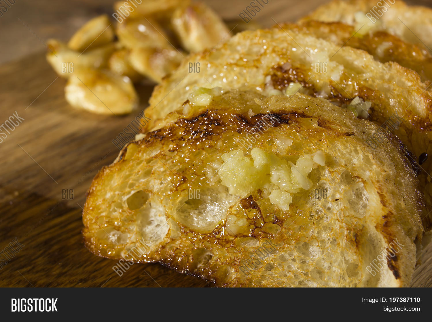 Fried Garlic Bread Image & Photo (Free Trial) | Bigstock
