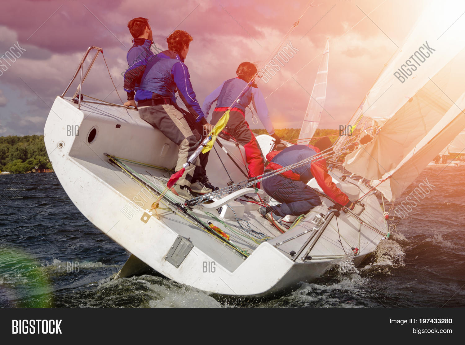 Sailing Yacht Race, Image & Photo (Free Trial) | Bigstock
