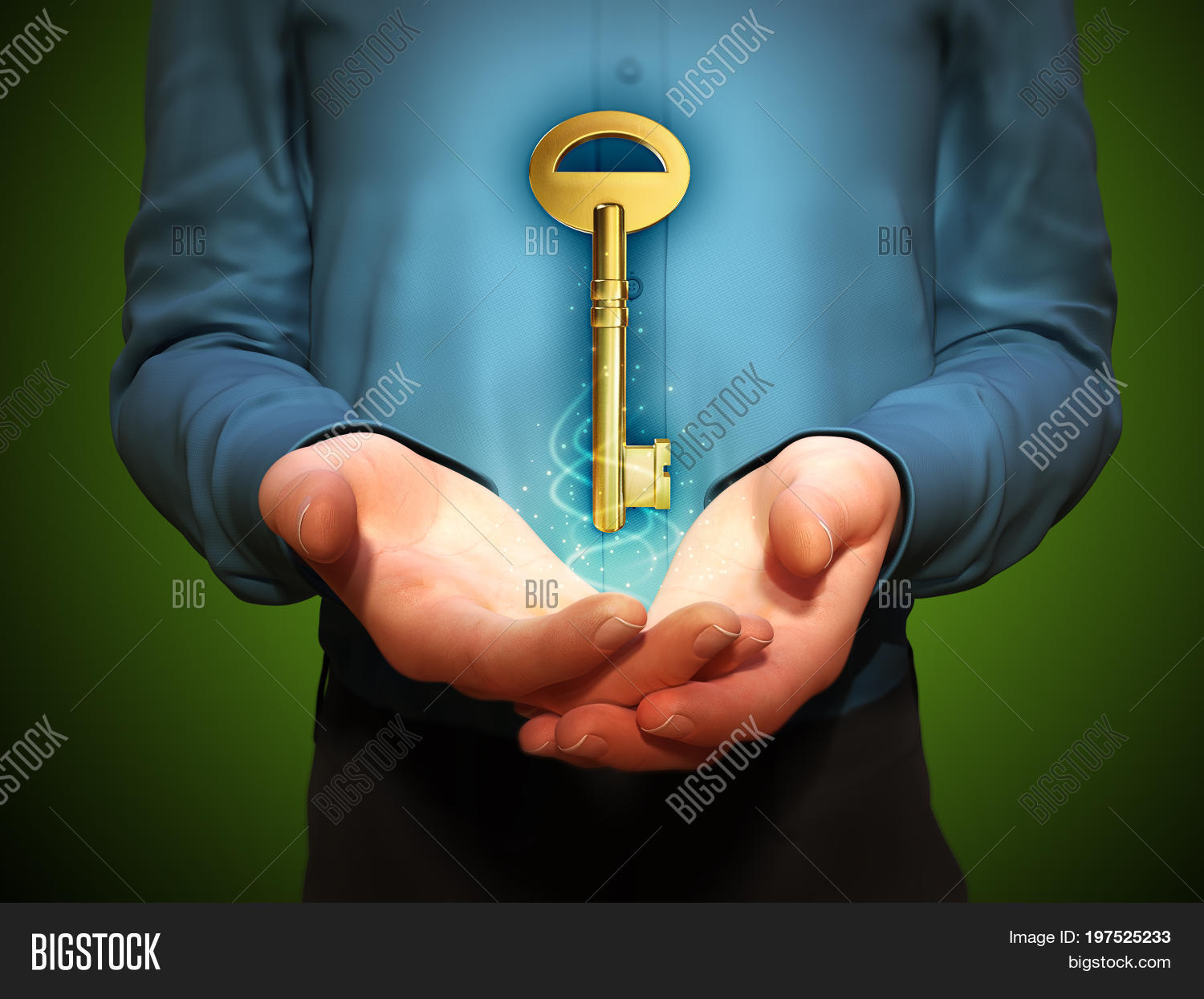 Large Golden Key Image & Photo (Free Trial) | Bigstock